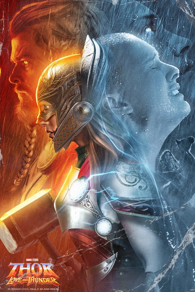 Póster fanmade de Jane Foster en Thor: Love and Thunder